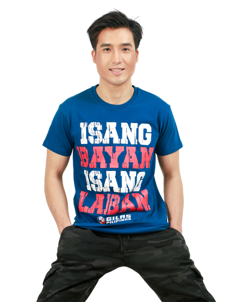 ISANG BAYAN ISANG LABAN in Blue for Mens – My Philippines Lifestyle